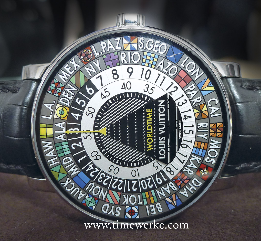 Louis Vuitton s Colourful 41mm Diameter Escale Worldtime In White Gold